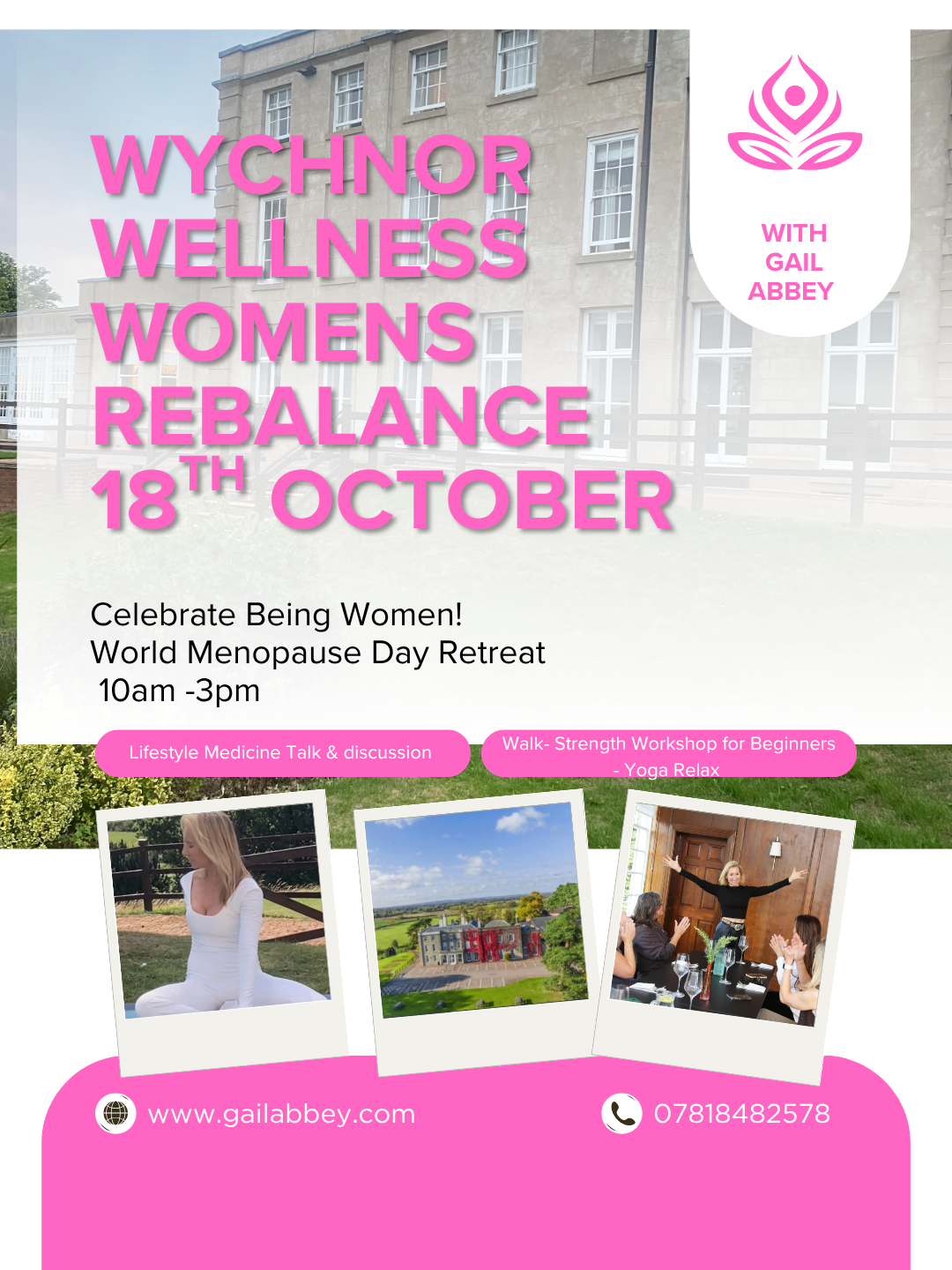 Wychnor Wellness Women’s Rebalance Retreat - Gail Abbey Fitness